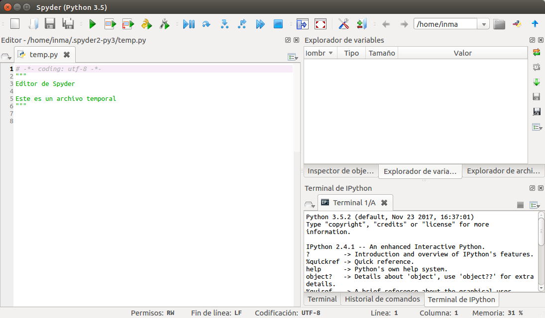 Python Introducción | Inmaculada Bravo